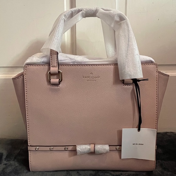 kate spade | Bags | Kate Spade New York Laurel Way Jeweled Leather Tote ...